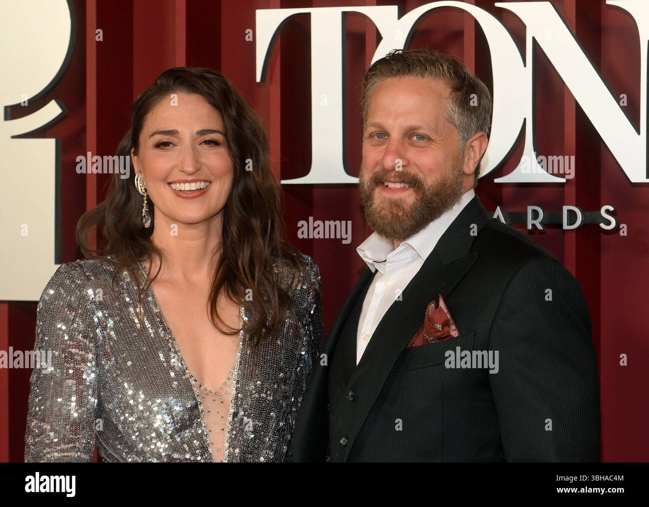 New York City, USA. 08th June, 2025. Joe Tippett, Sara Bareilles attend ...