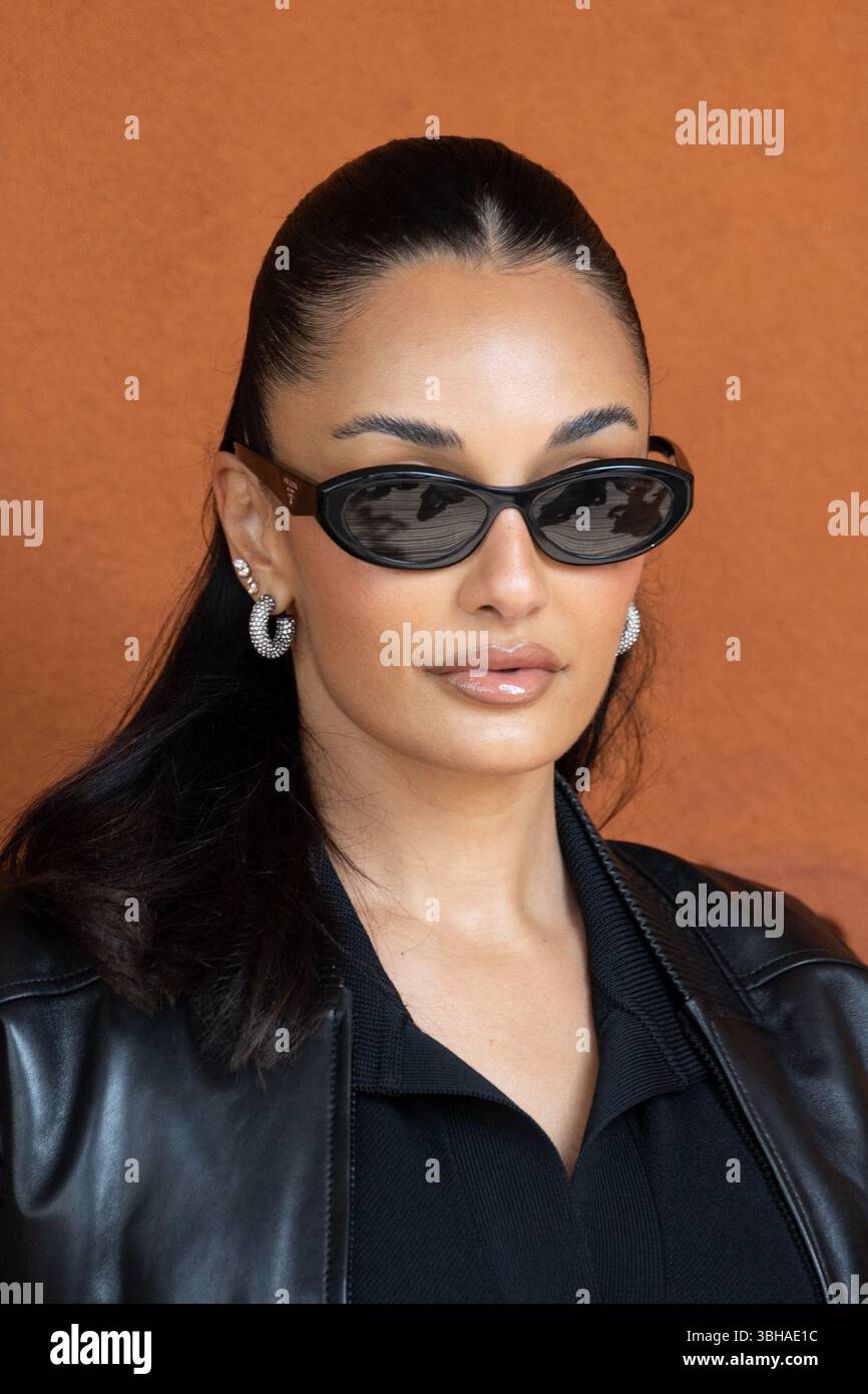 Paris, France. 11th Feb, 2025. Amina Muaddi at Village for Men's Final ...