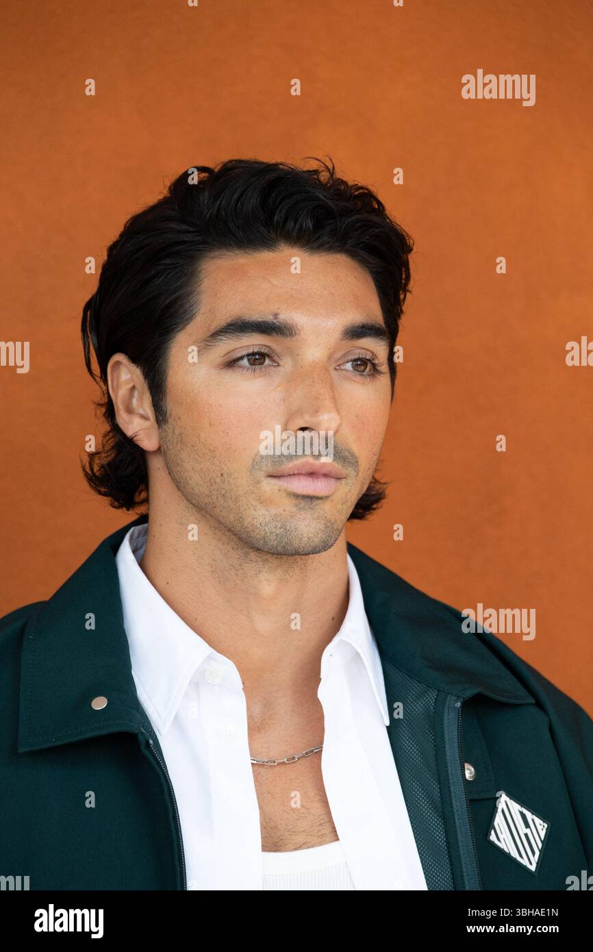 Paris, France. 11th Feb, 2025. Taylor Zakhar Perez at Village for Men's ...