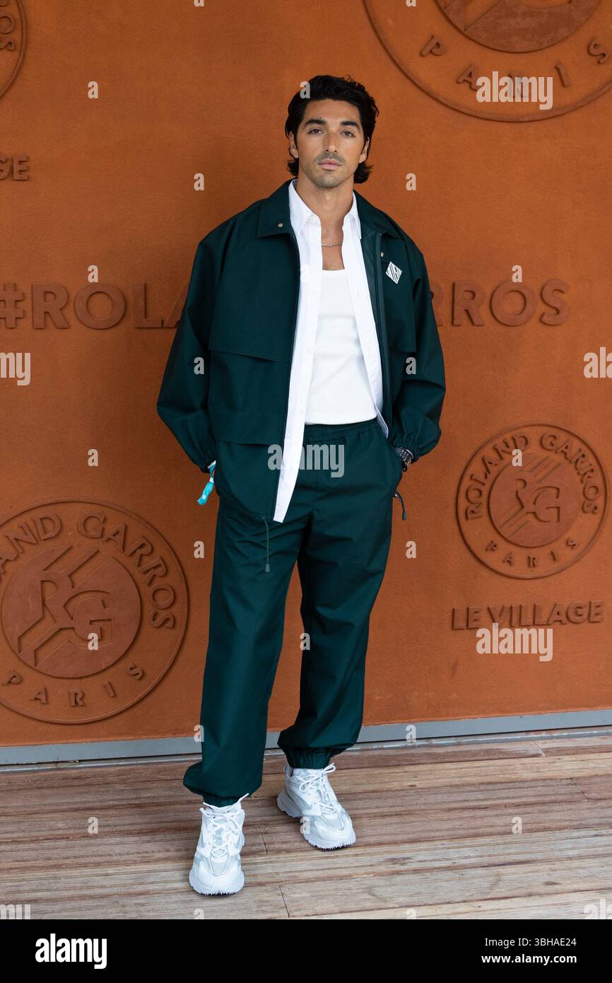 Paris, France. 11th Feb, 2025. Taylor Zakhar Perez at Village for Men's ...
