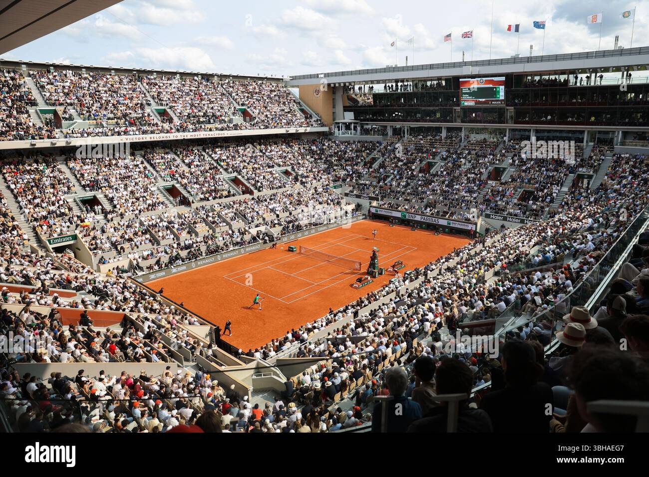 Alcaraz sinner roland garros 2025 hi-res stock photography and images - Alamy