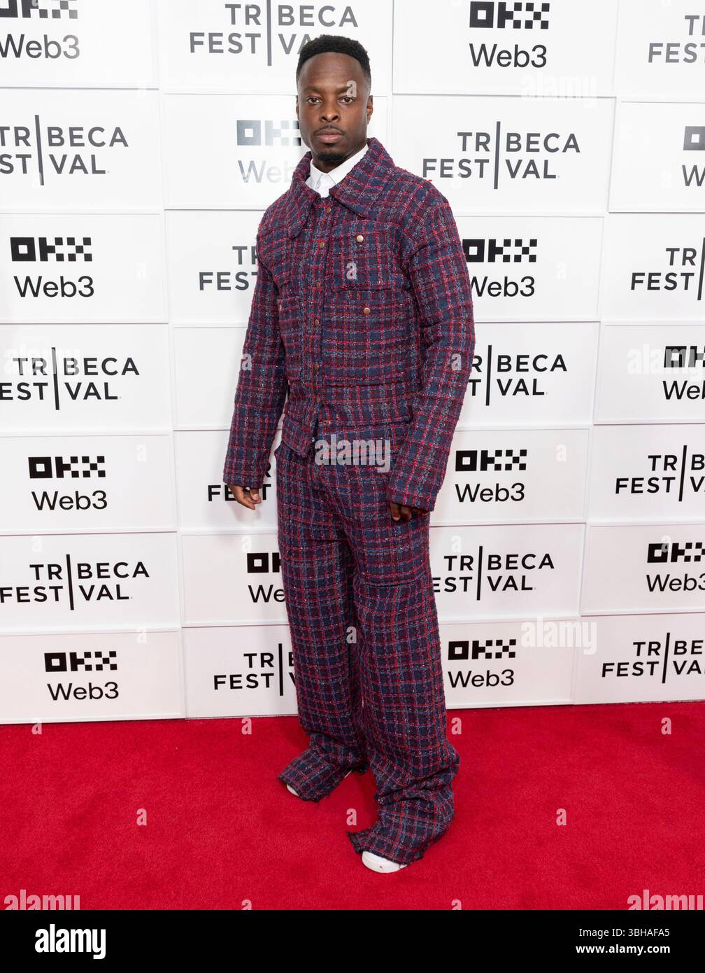 Johnell Young attends the "One Spoon of Chocolate" premiere at BMCC ...