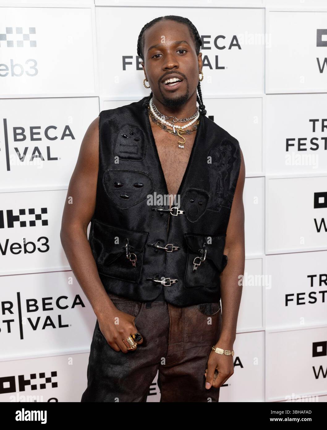 Shameik Moore attends the "One Spoon of Chocolate" premiere at BMCC ...