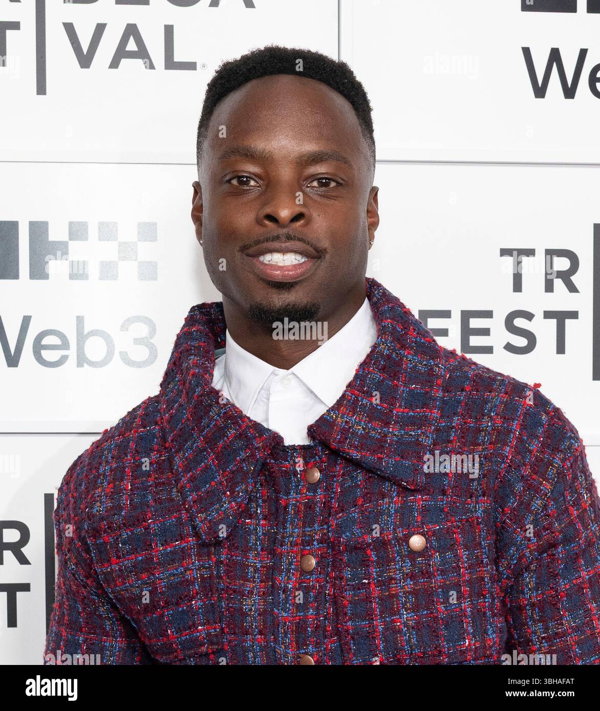 Johnell Young attends the "One Spoon of Chocolate" premiere at BMCC ...