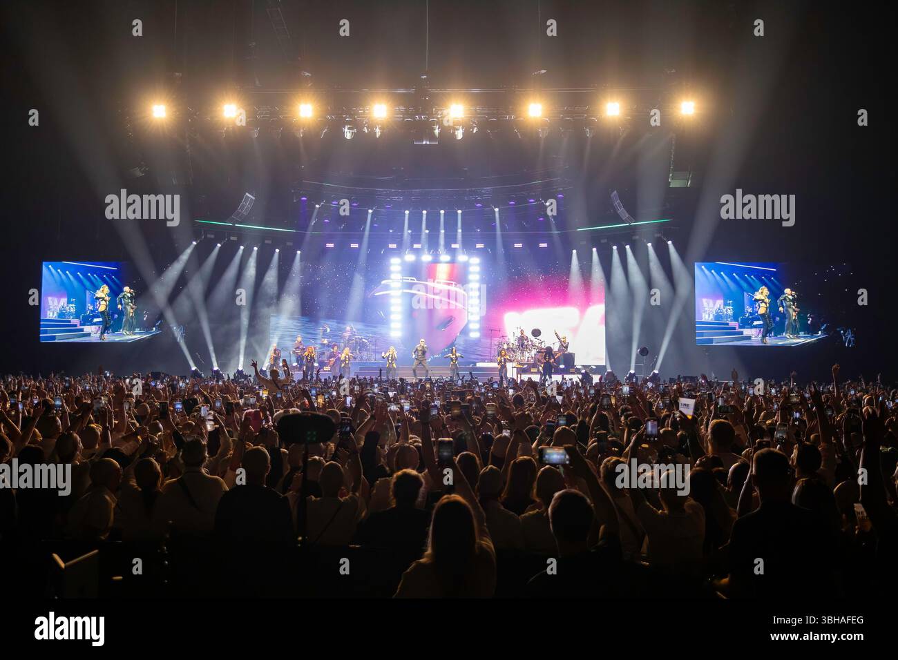 Manchester, England, 8th June, 2025. Pitbull playing Co-op Live in ...