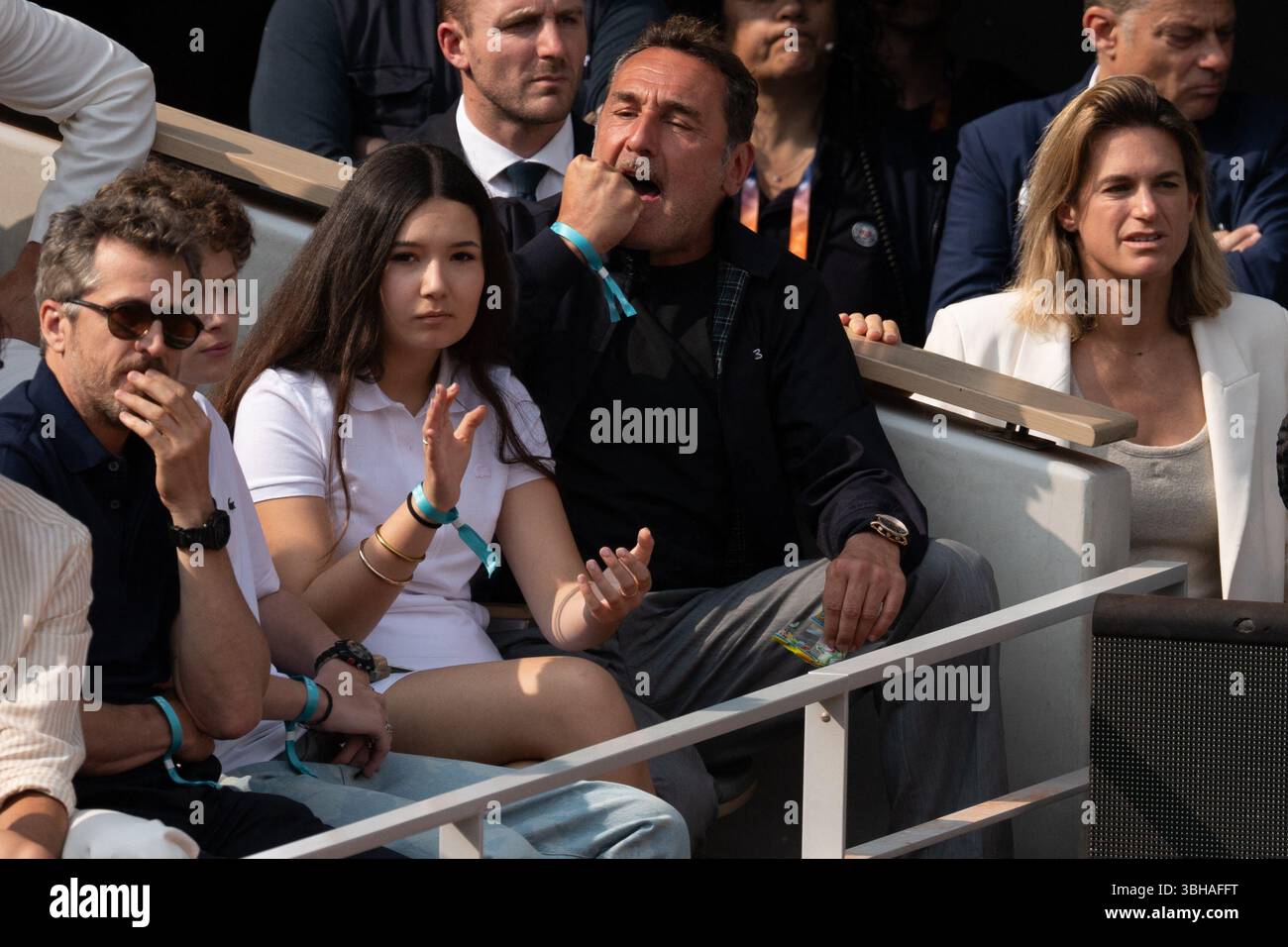 Paris, France. 08th June, 2025. Guillaume Canet, Marcel Canet and ...