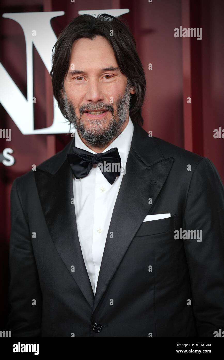 New York, United States. 08th June, 2025. Keanu Reeves arrives on the ...
