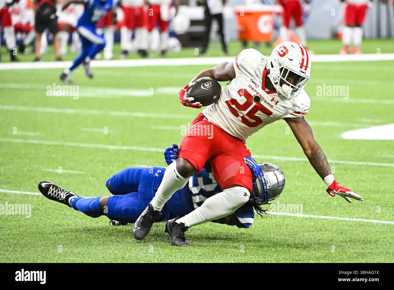 ST. LOUIS, MO - JUNE 08: St. Louis Battlehawks Free Safety Qwynnterrio ...