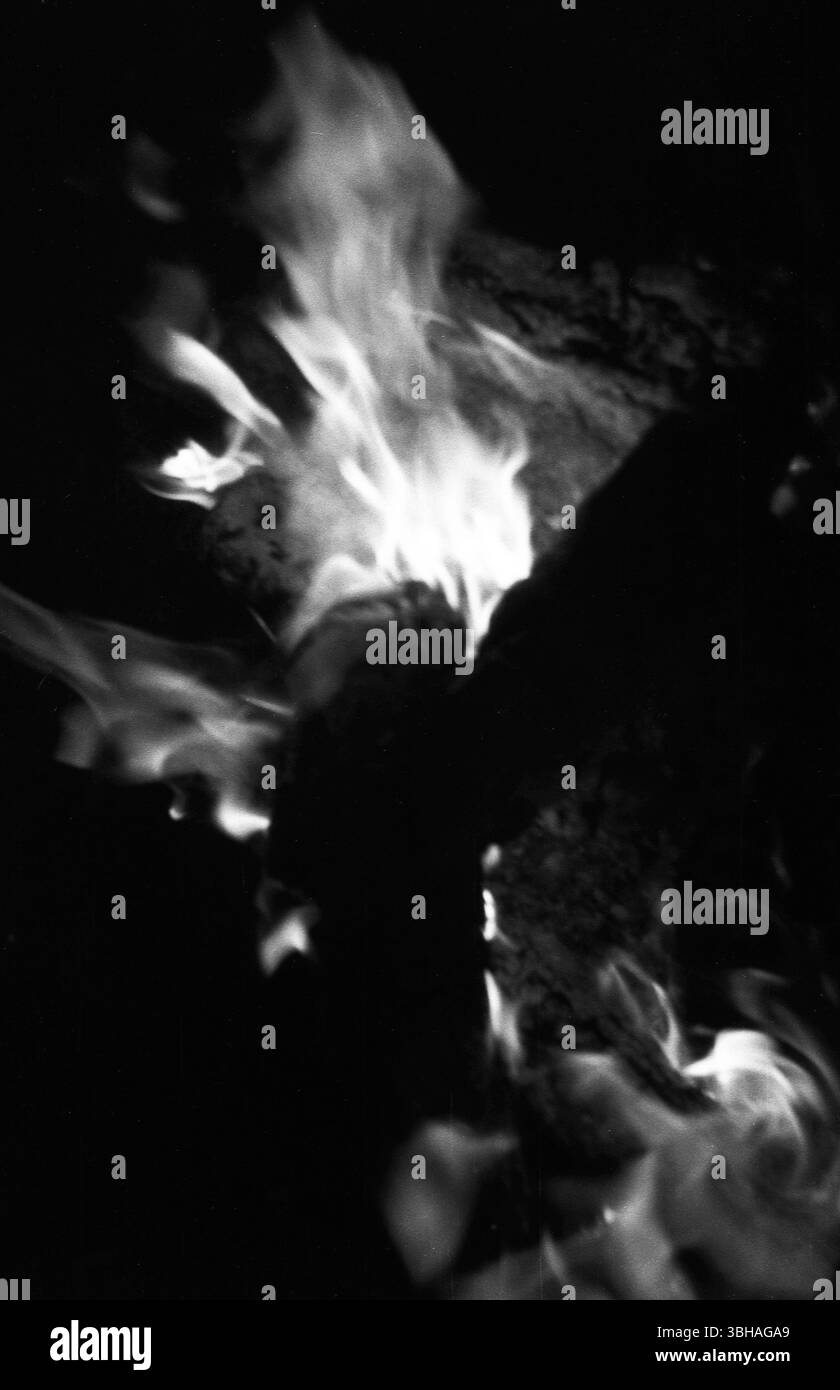 Fire flames background bright Black and White Stock Photos & Images - Alamy