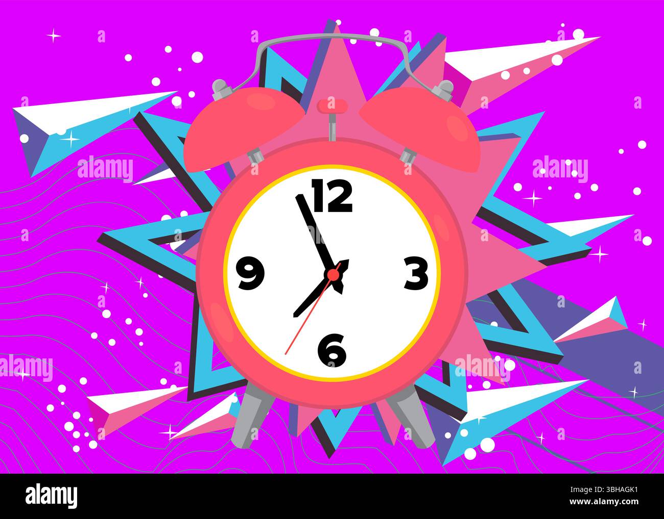 Minimal alert poster Stock Vector Images - Alamy