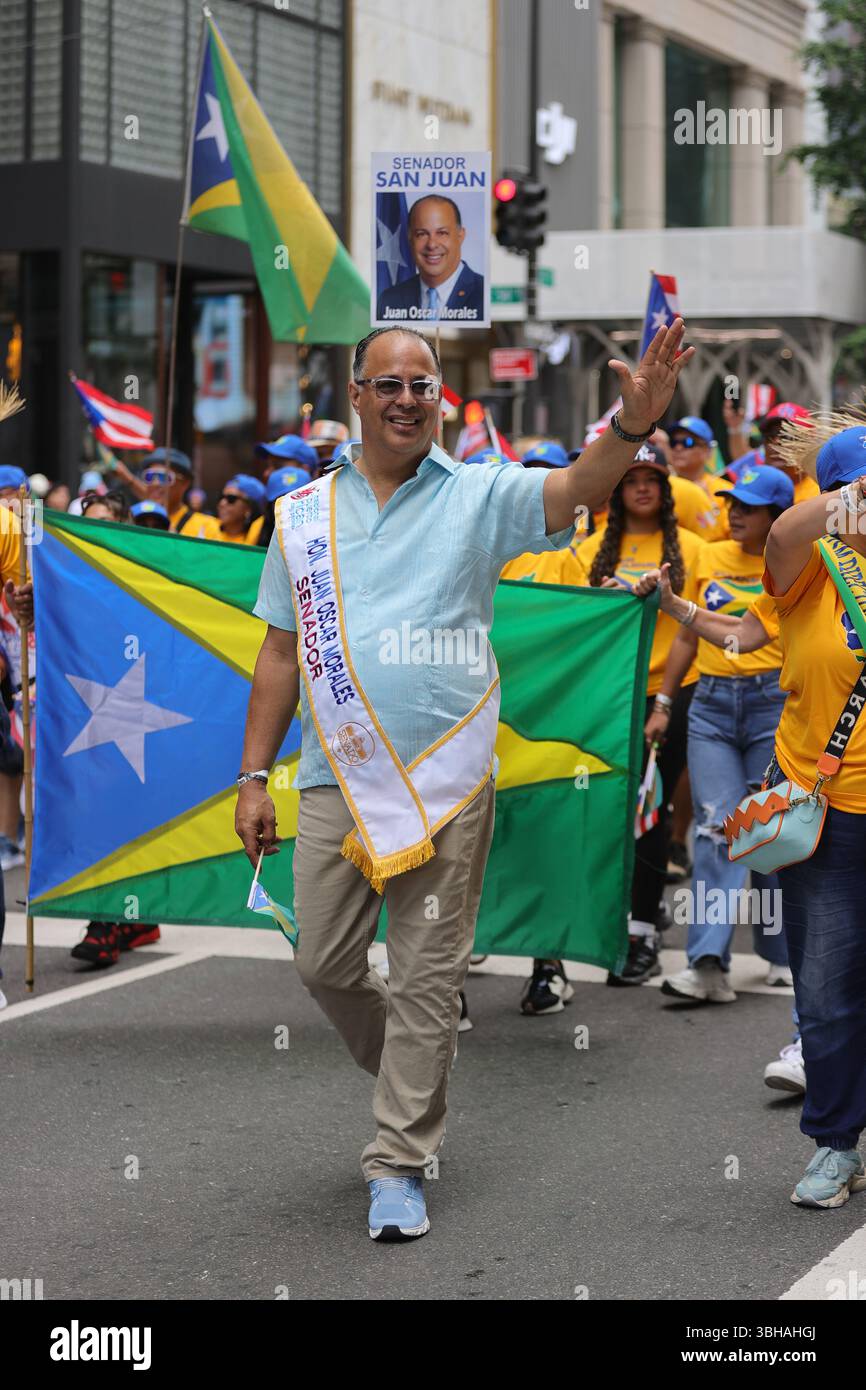 NEW YORK, NEW YORK - JUNE 08: Puerto Rico State Sen. Juan Oscar Morales ...