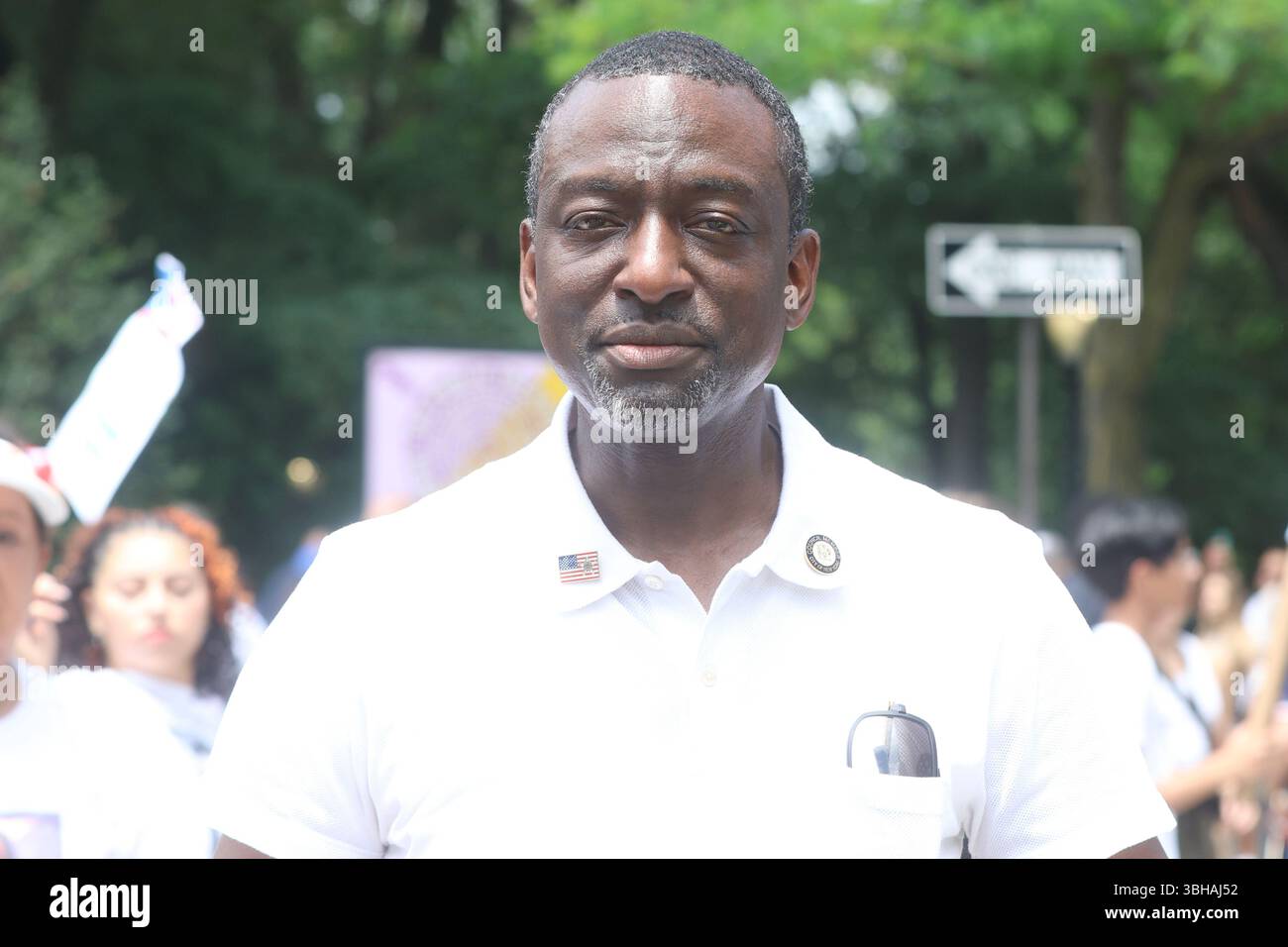 Council Member Yusef Salaam during the NYC Puerto Rican Day Parade 2025 ...