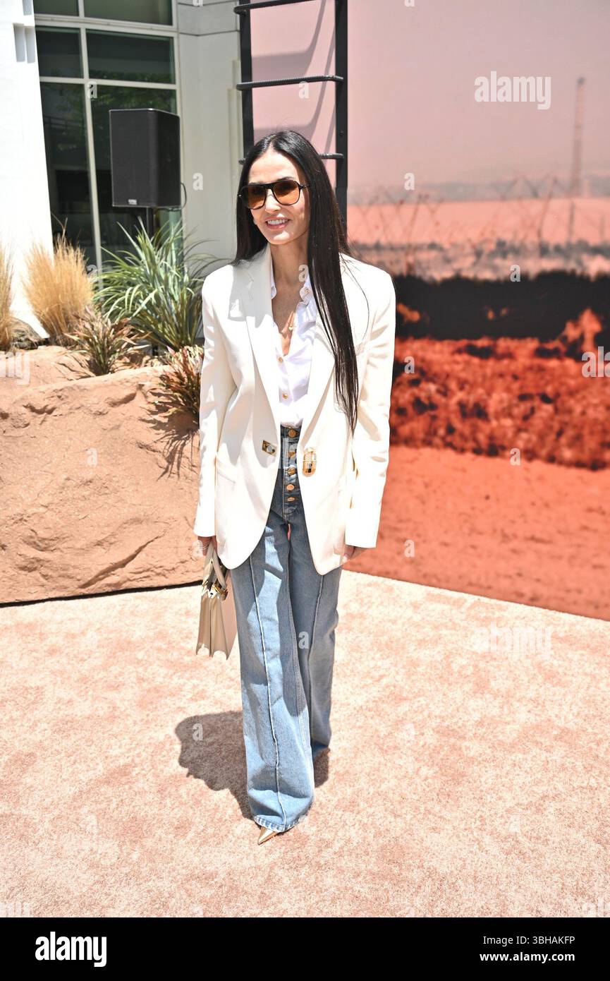 Ca. 08th June, 2025. Demi Moore at arrivals for Paramount LANDMAN Emmy FYC Screening, Saban ...
