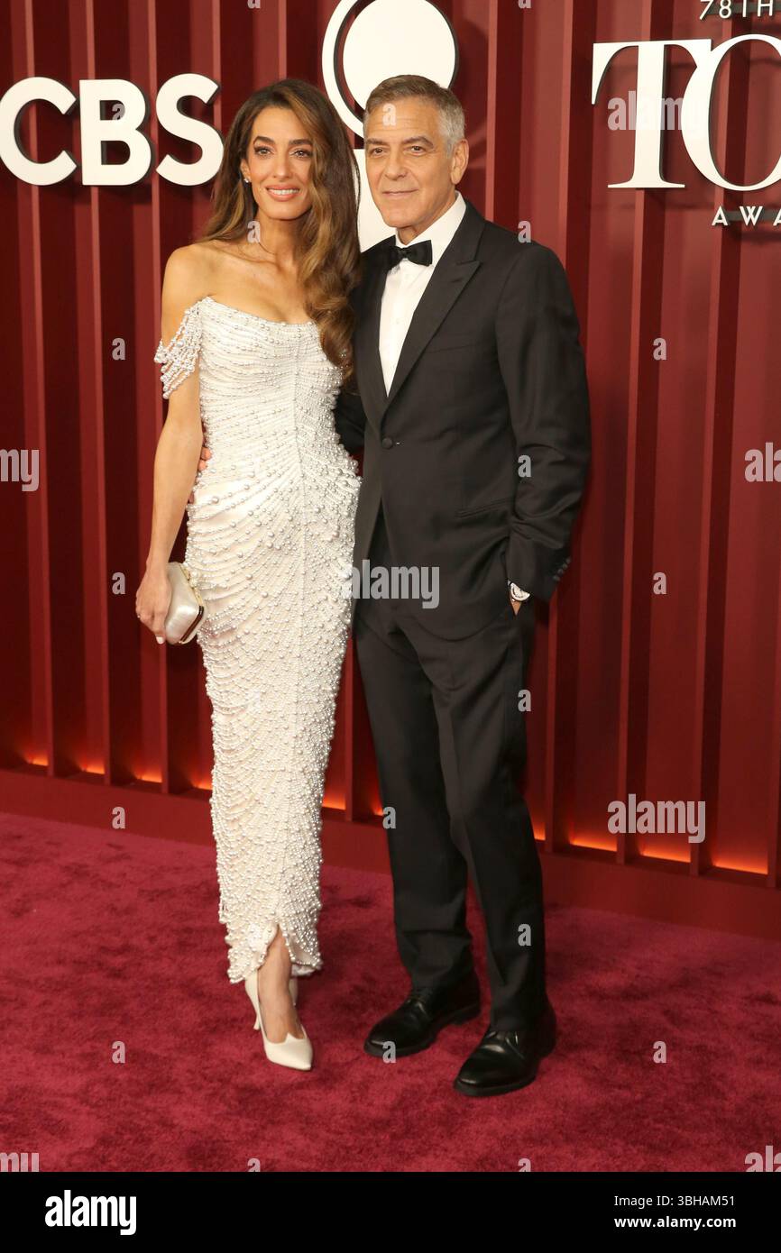 08 June 2025 - New York, New York - Michelle Williams, George Clooney ...