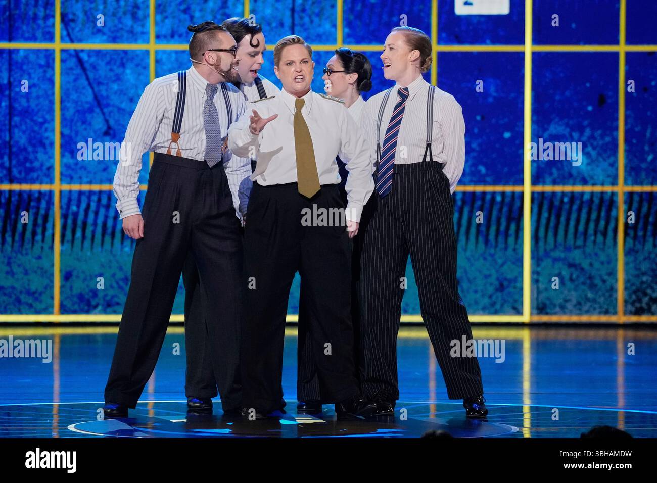 David Cumming, from left, Jak Malone, Zoe Roberts, Claire-Marie Hall ...