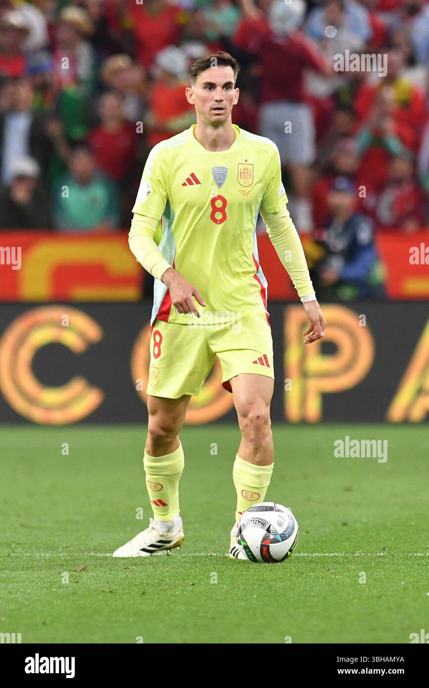 MUNICH, GERMANY - JUNE 8: Fabian Ruiz of Spain during the UEFA Nations ...