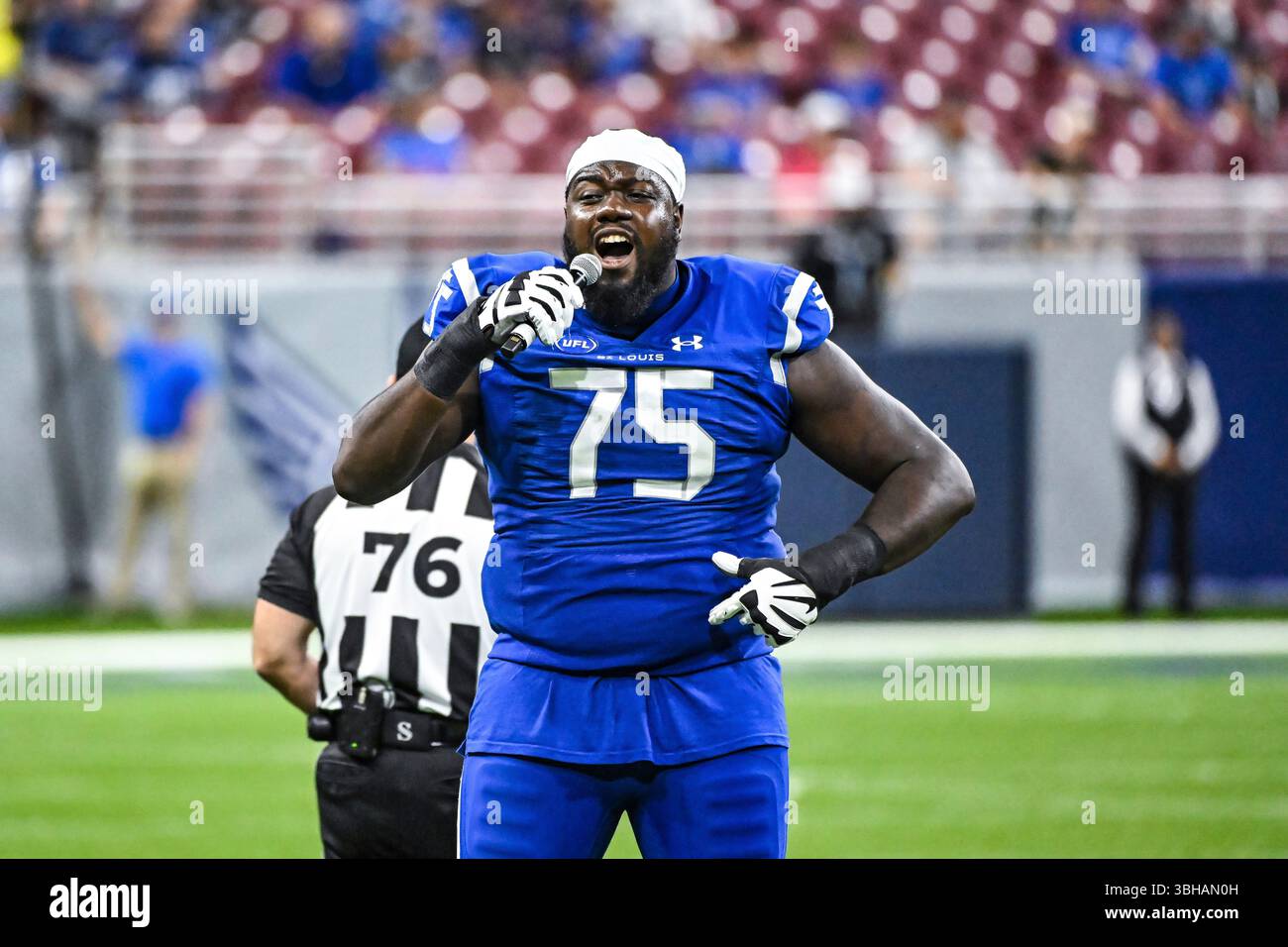 St Louis Mo June 08 St Louis Battlehawks Offensive Tackle Jaryd