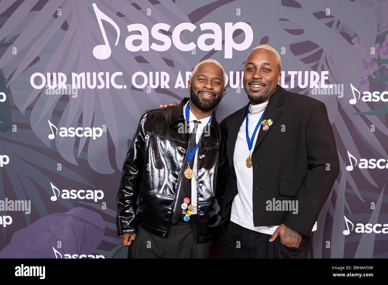 Los Angeles, USA. 08th June, 2025. Darius Logan and Dominique Logan ...