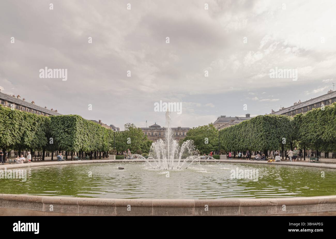 France, Paris - May 03, 2025 - View of Fountain in the Jardin du Palais ...