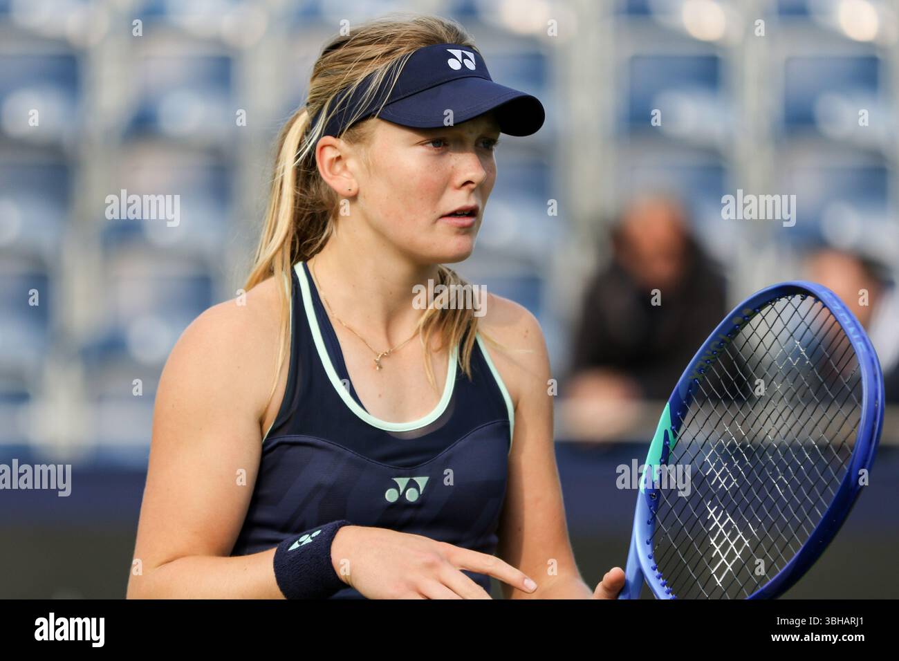 Ilkley Tennis Club, England, June 8th 2025: Allegra Korpanec Davies during the WTA 125 Lexus ...