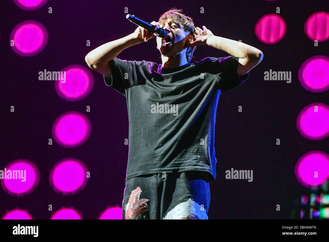 Buenos Aires (8th Jun 2025). Argentinian rapper Paulo Londra, Tour 2025 ...