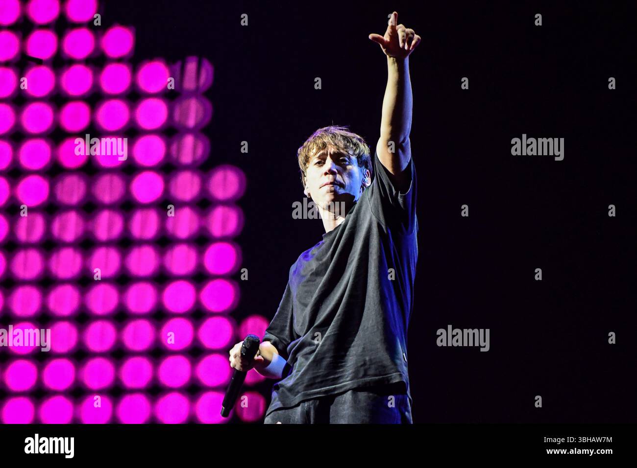 Buenos Aires (8th Jun 2025). Argentinian rapper Paulo Londra, Tour 2025 ...