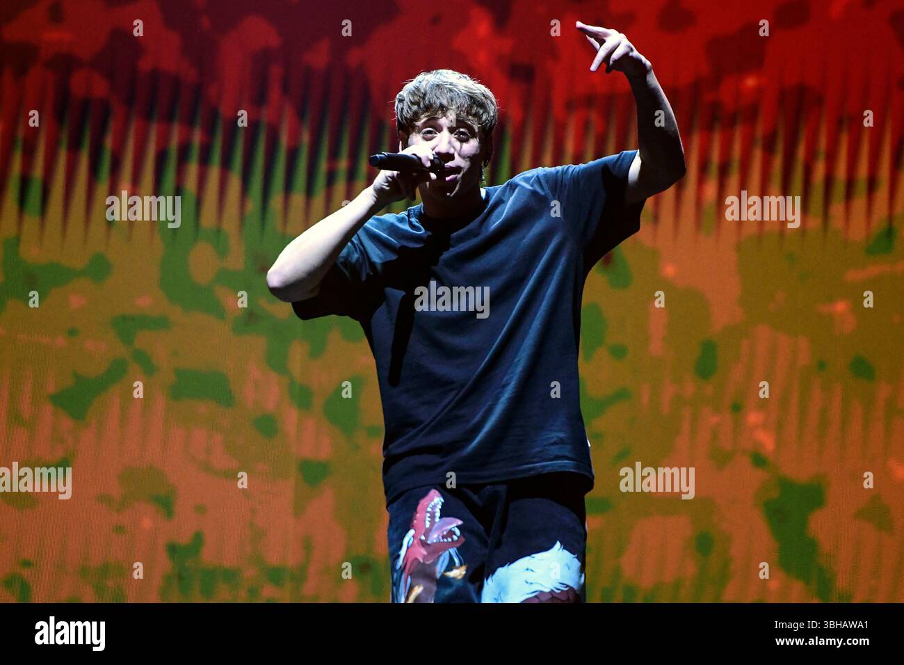 Buenos Aires (8th Jun 2025). Argentinian rapper Paulo Londra, Tour 2025 ...