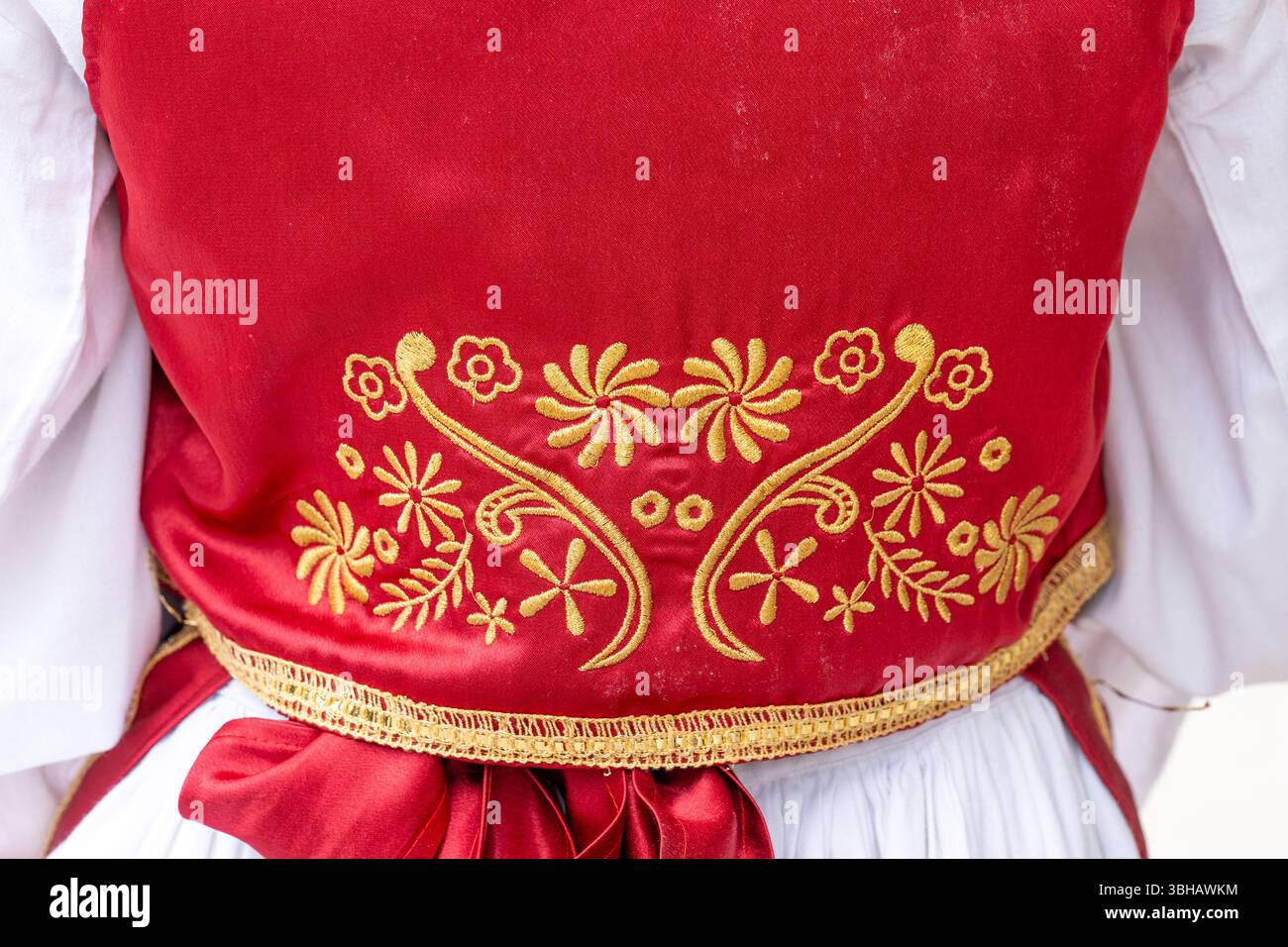 Folklore red silk hi-res stock photography and images - Alamy