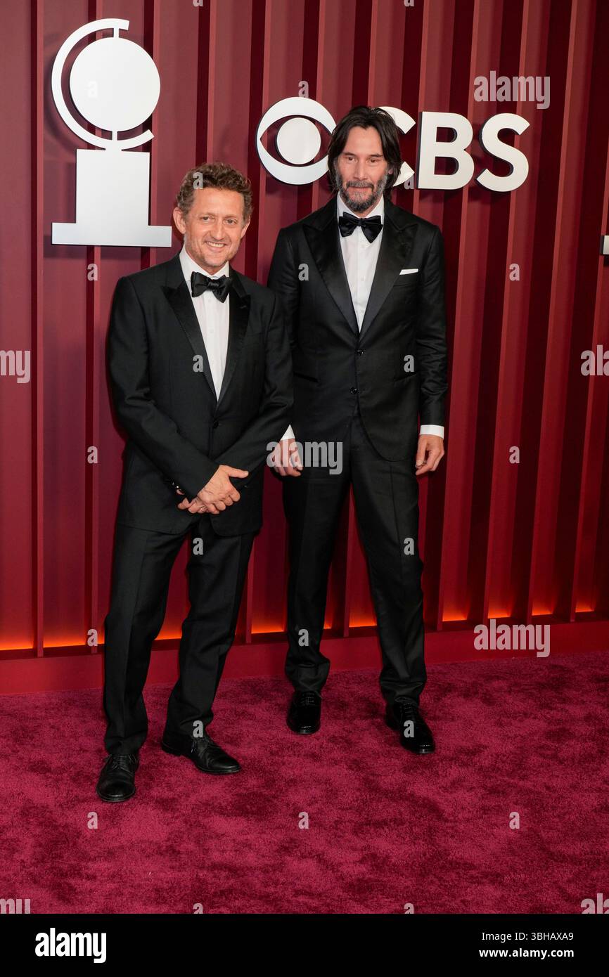 New York City, Sunday, June 8, 2025. Alex Winter, Keanu Reeves during ...