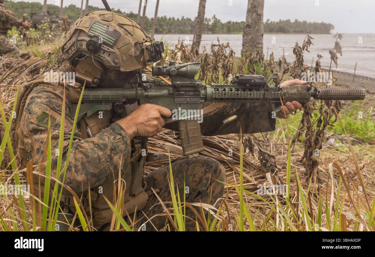 U.S. Marine Corps 1st Lt. Quinn Higgins, a platoon commander with 2nd ...