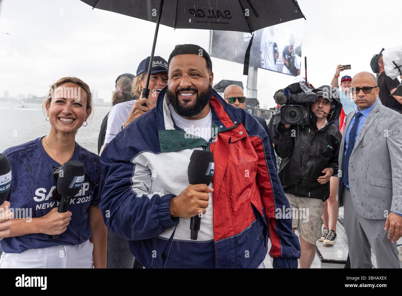 Grammy-Award winning music mogul DJ Khaled hyped the crowd on the first ...