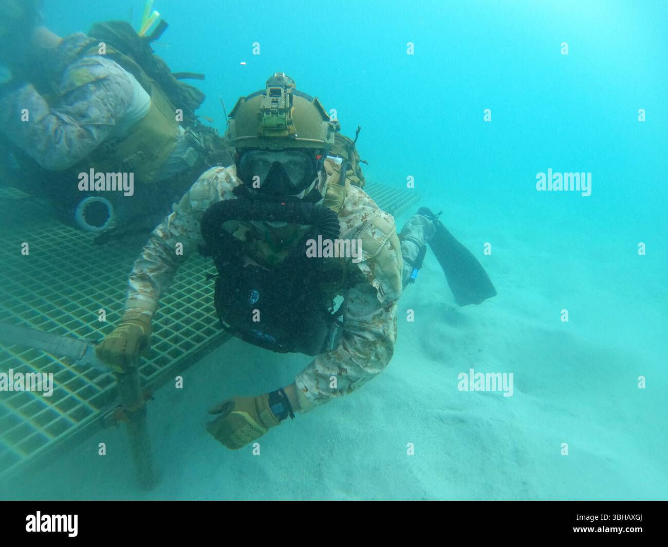 U.S. Marine Corps Staff Sgt. Reed Bunyard, a reconnaissance Marine with ...