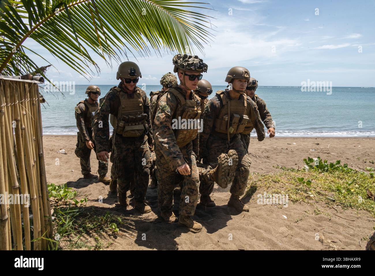 U.S. Marines with 2nd Battalion, 1st Marine Regiment, Marine Rotational ...