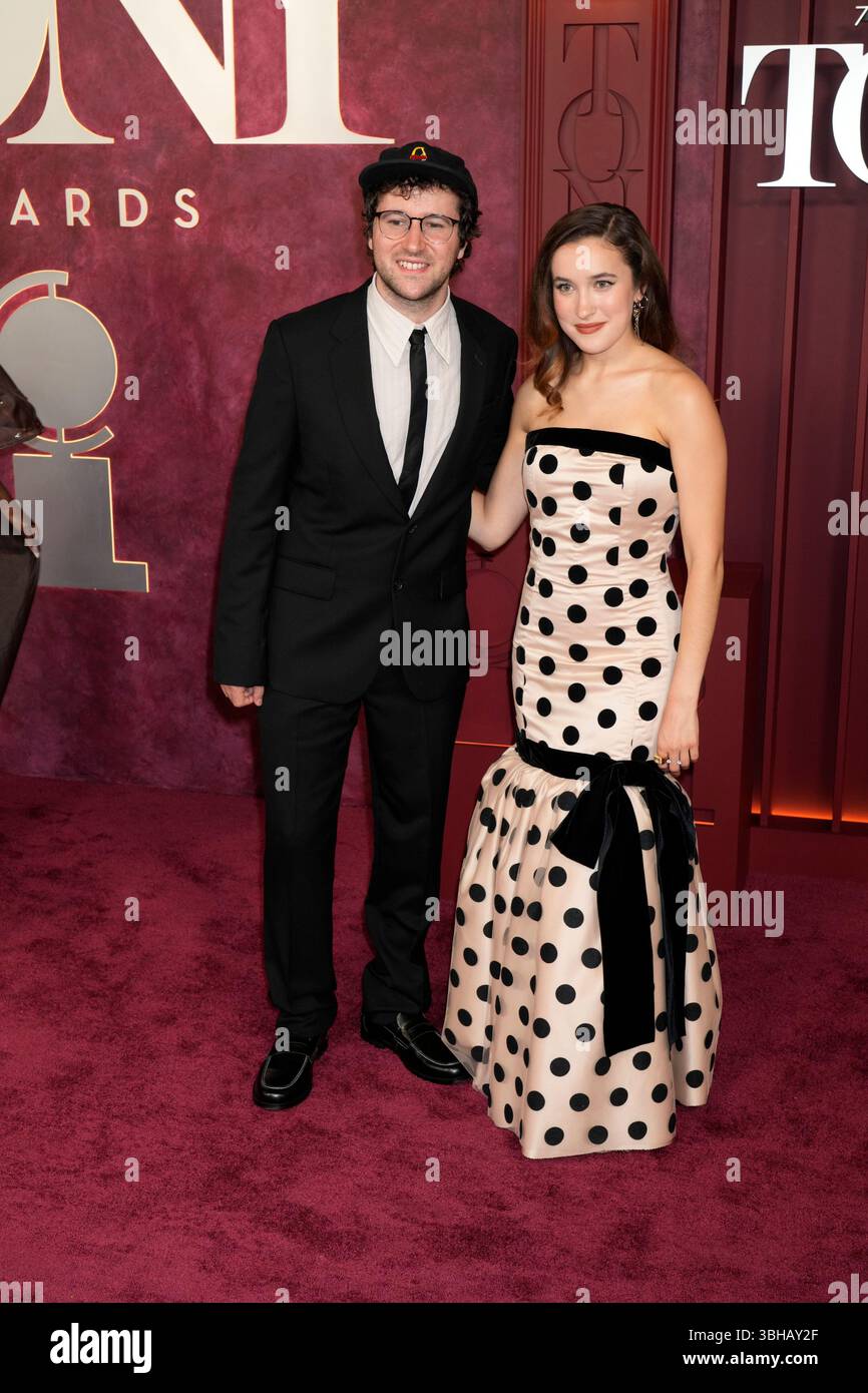 New York City, Sunday, June 8, 2025. Jonathan Groff, Gracie Lawrence ...