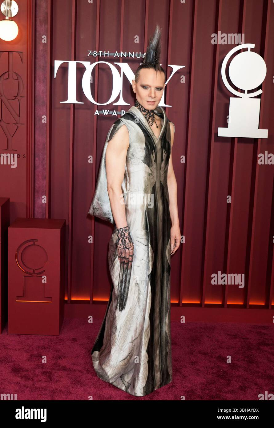 New York City, Sunday, June 8, 2025. Jordan Roth during the 2025 Tony ...