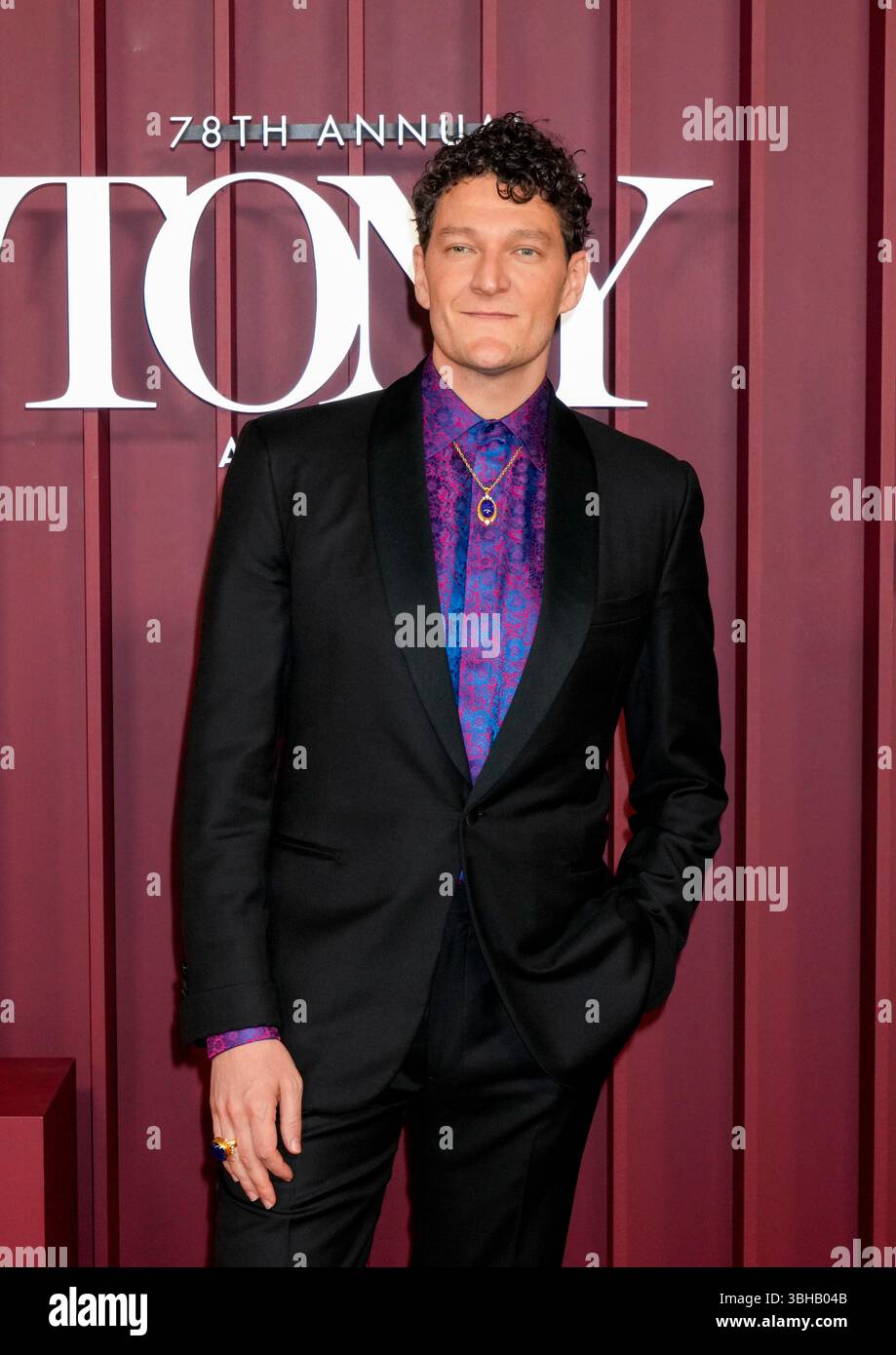New York City, Sunday, June 8, 2025. Gabriel Ebert during the 2025 Tony ...