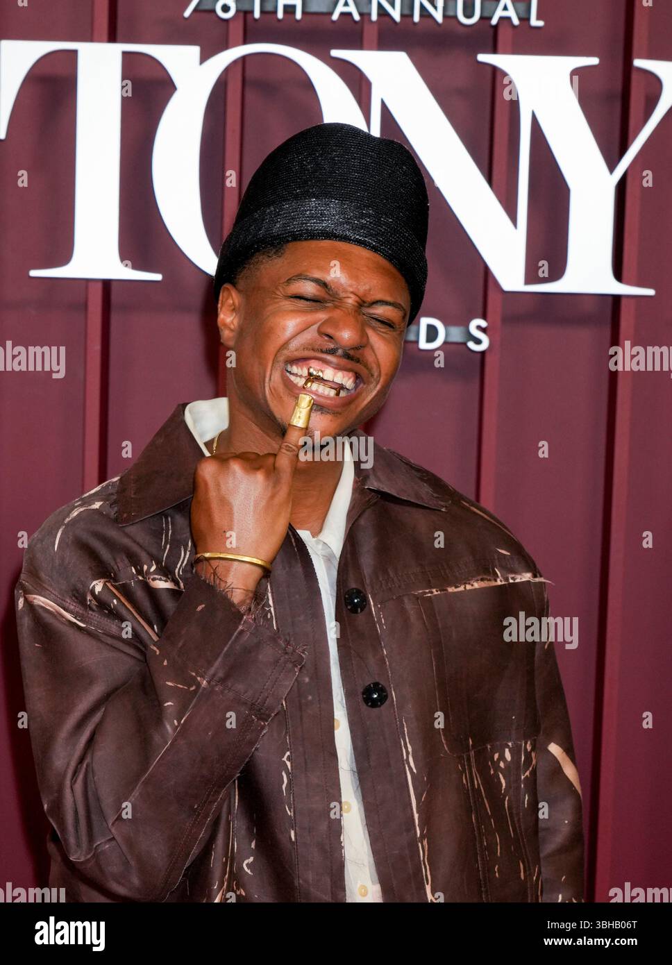 New York City, Sunday, June 8, 2025. Ephraim Sykes during the 2025 Tony ...