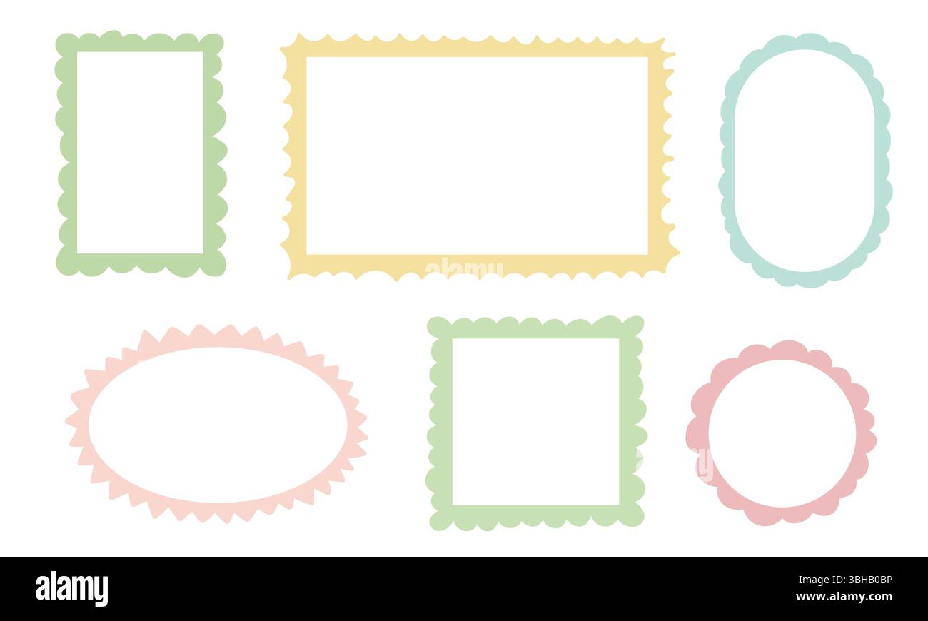 Kid hand drawn card Cut Out Stock Images & Pictures - Alamy