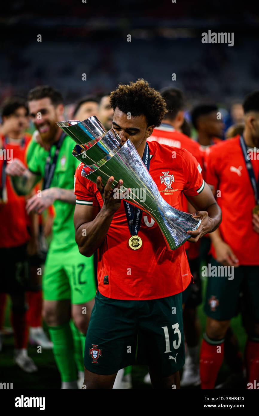 MUNICH, GERMANY - 9 JUNE, 2025: Renato Veiga - The final match UEFA ...