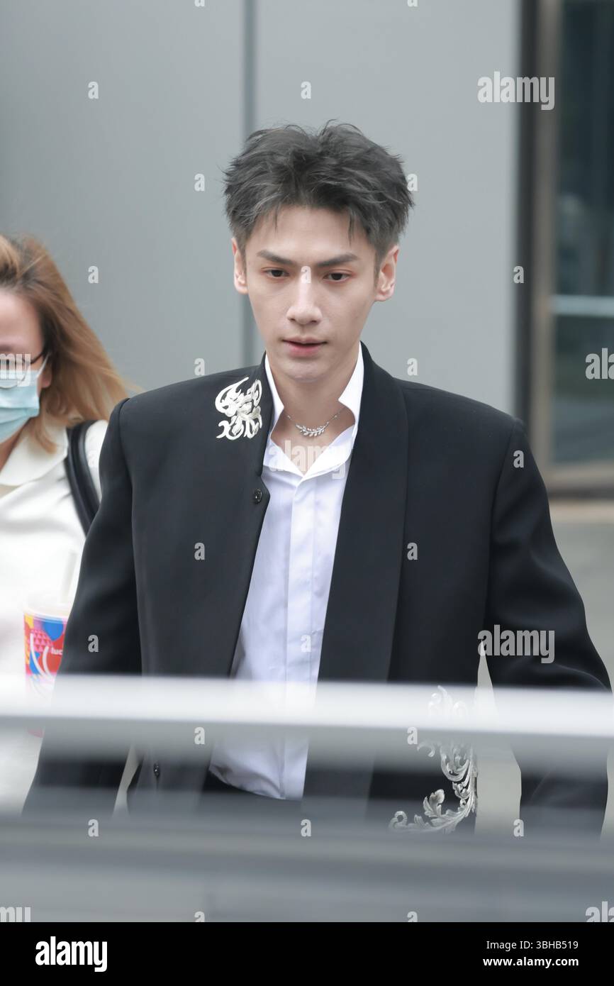 Chinese actor, singer and dancer Luo Yunxi appears in Changsha City ...