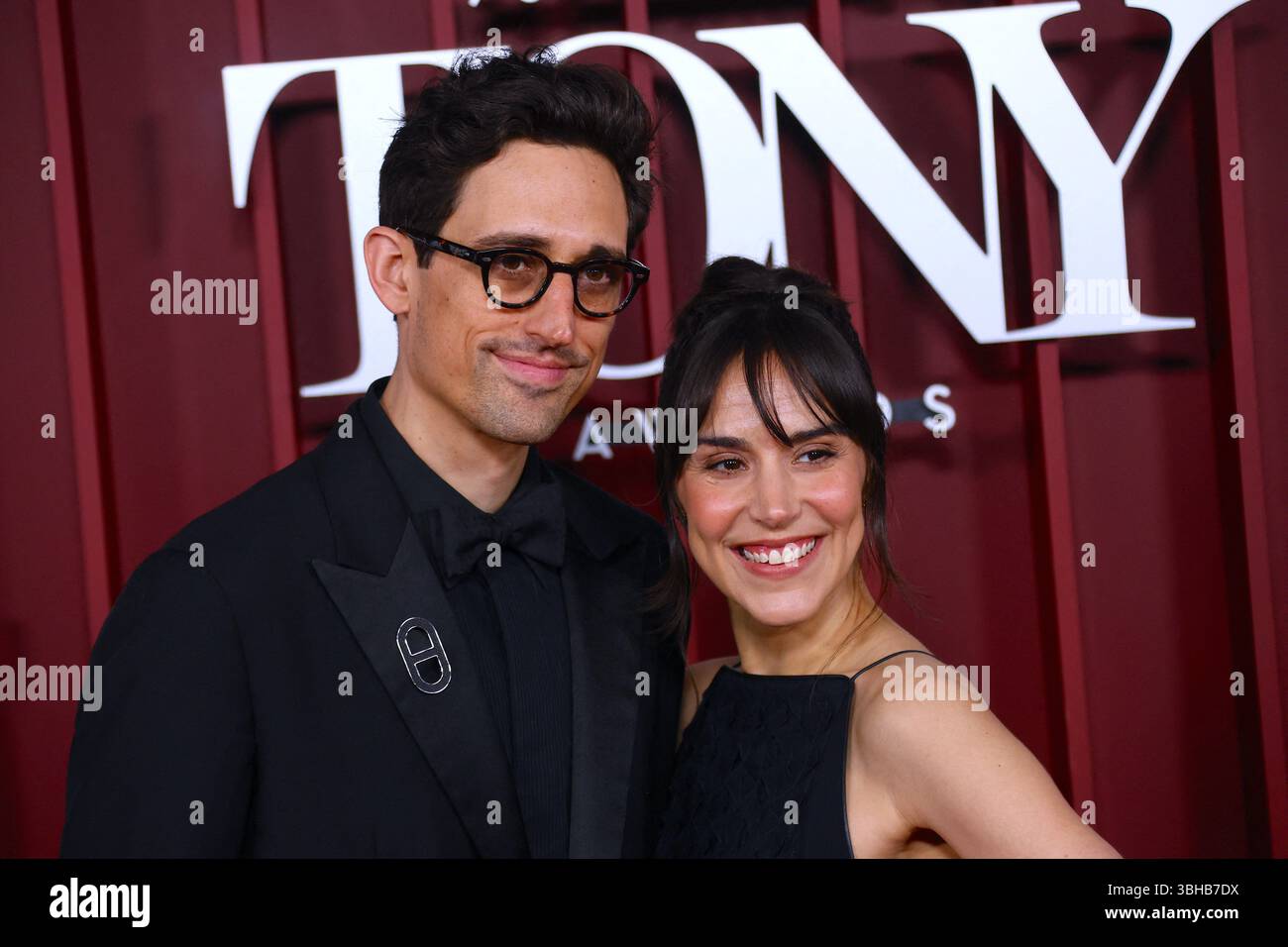 Justin Peck and Patricia Delgado attend the 78th Annual Tony Awards at ...