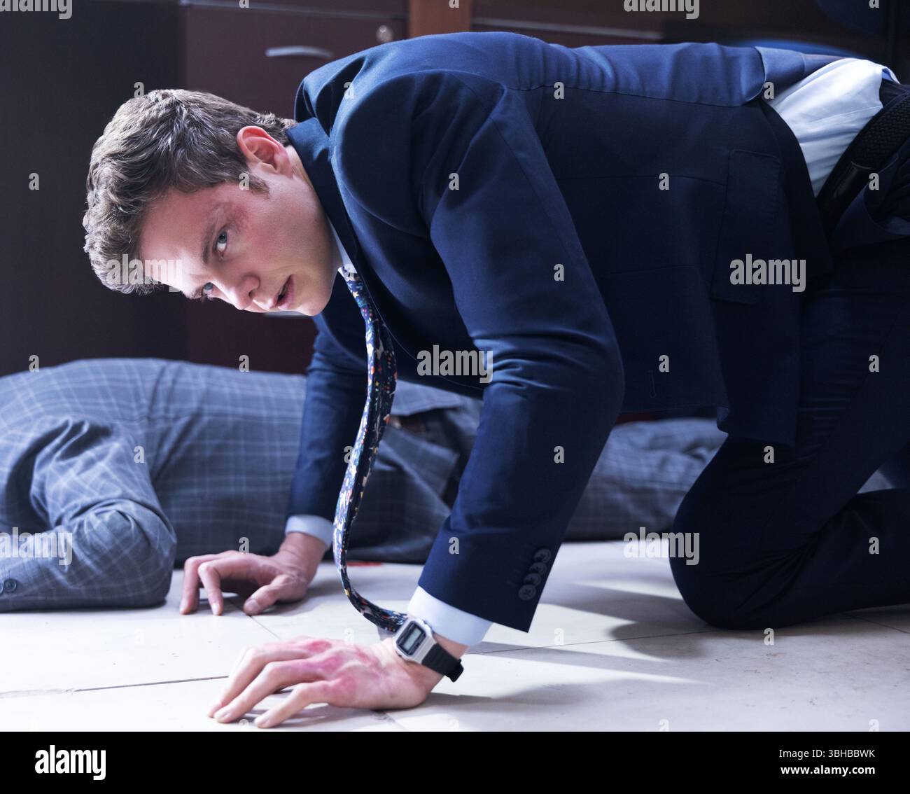 JACK QUAID in NOVOCAINE (2025), directed by ROBERT OLSEN and DAN BERK ...