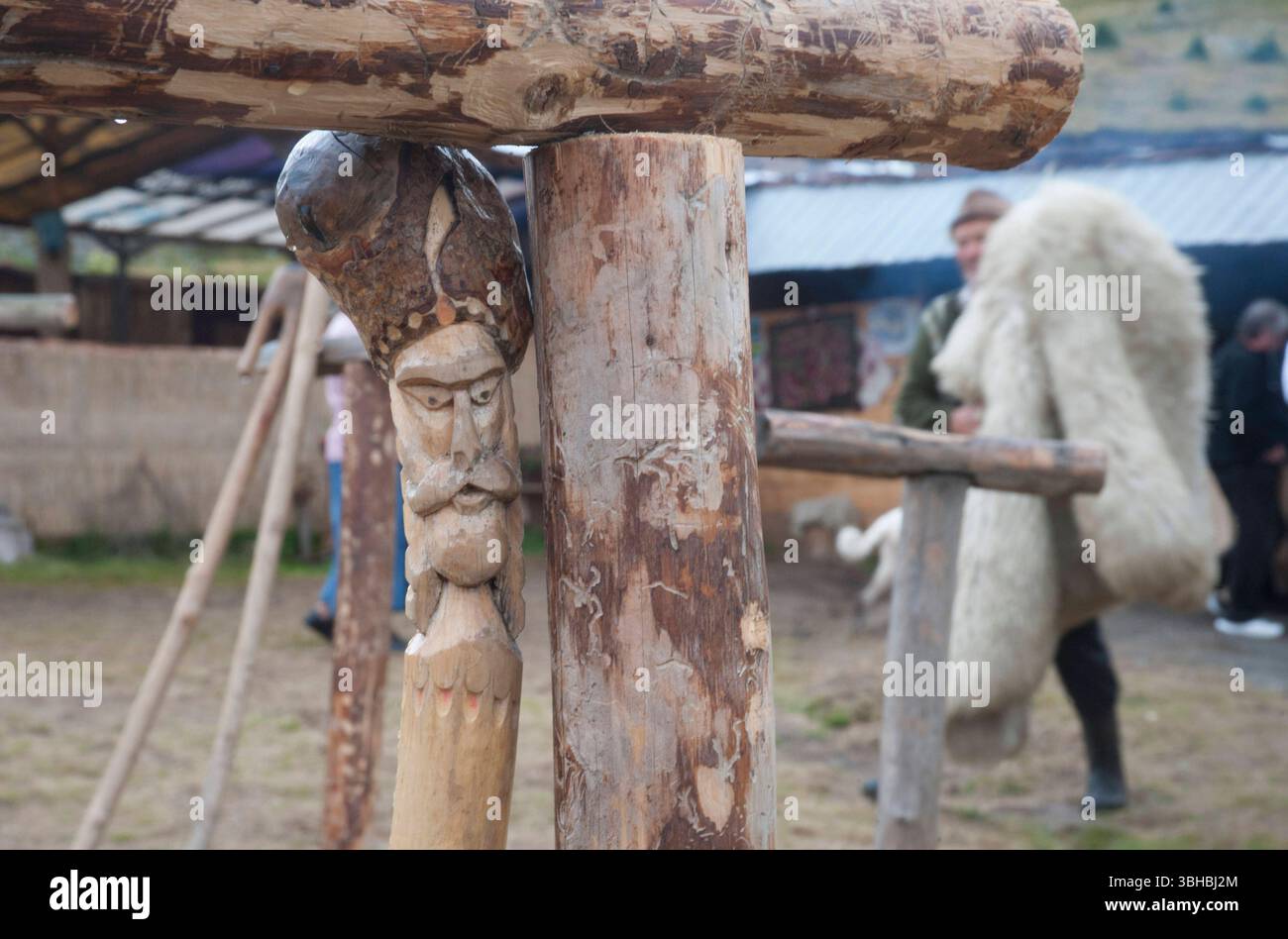 sheep breeding and nomadic shepherds in the Carpathians in Romania ...