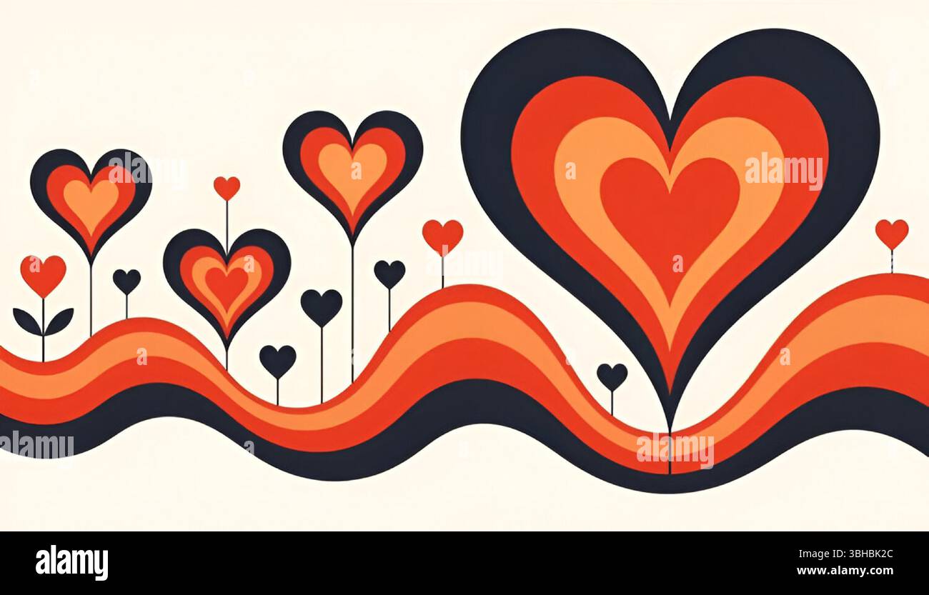 Red heart background | red heart graphic design background Stock Vector ...