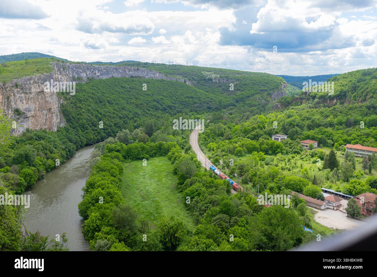 Forest trail along mountain river hi-res stock photography and images ...