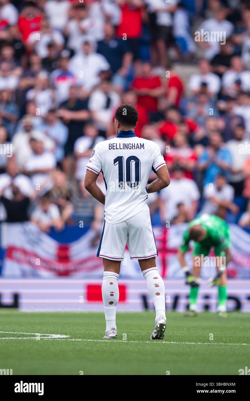 Cornella, Spain, 7, June, 2025. England National Team player (10) Jude ...