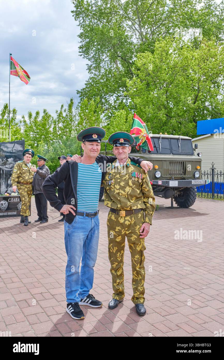 Russian Border Guards Day Celebration with Veterans Stock Photo - Alamy
