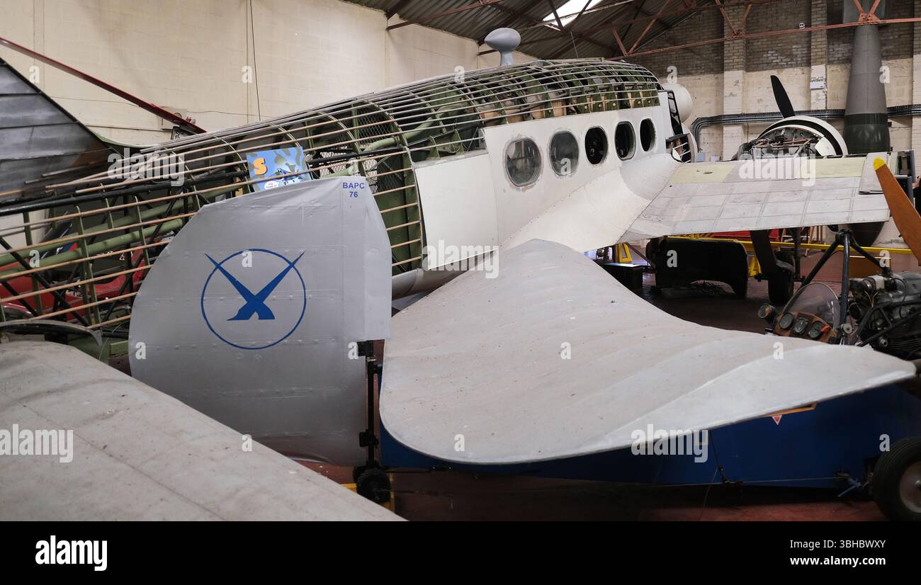 The Avro Anson is a British twin-engine, multi-role aircraft built by ...