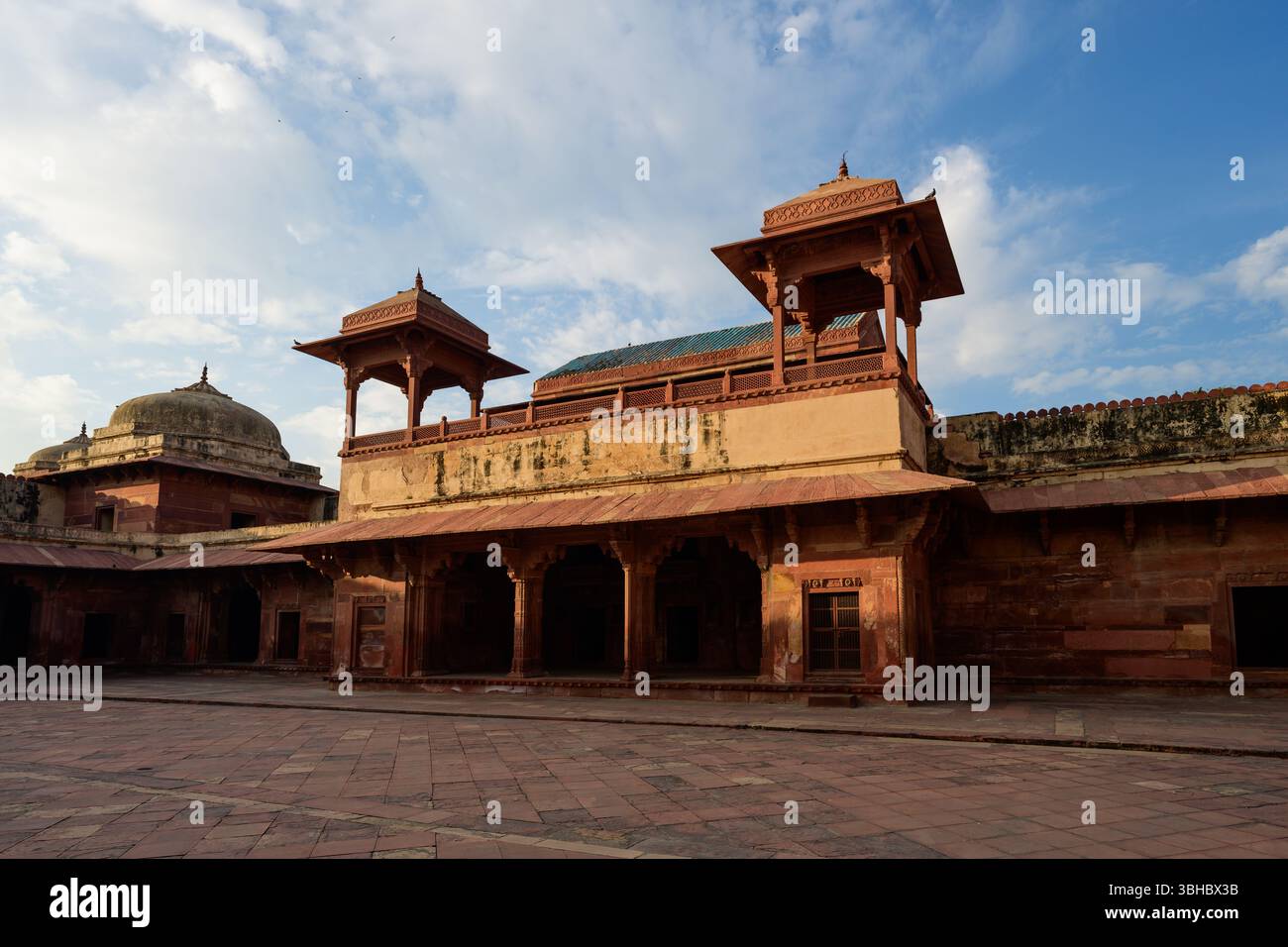 Jodha Bai Mahal Palace Bedroom Complex Couryard in Fathepur Sikri ...