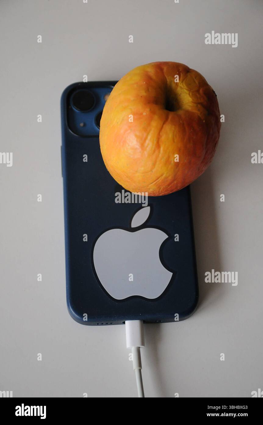 Copenhagen/ Denmark/09 june 2025/Apple iphone 13 MINI for sale in ...